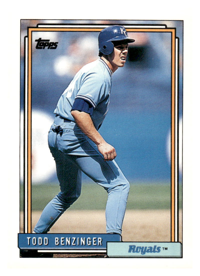 1992 Topps #506 Todd Benzinger Gold – WOFSPORTS