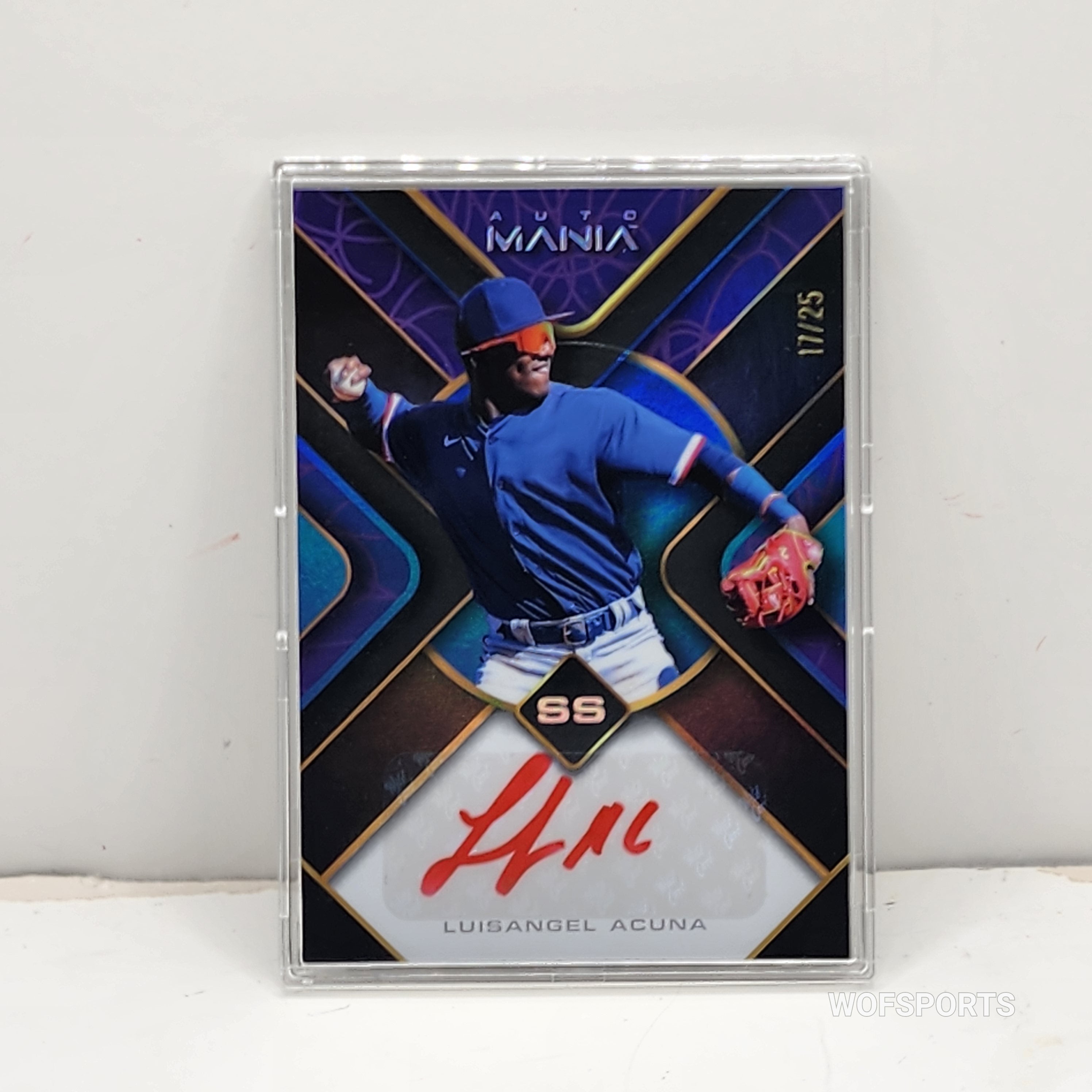 2023 Wild Card Auto Mania 17/25 Luisangel Acuna #AM-TH45 New York Mets ...