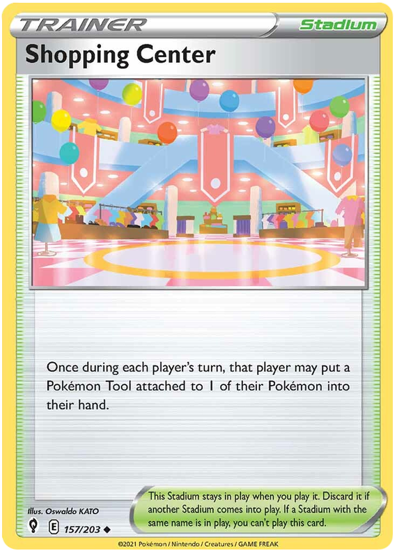Sword and Shield Evolving Skies 157 Shopping Center – WOFSPORTS