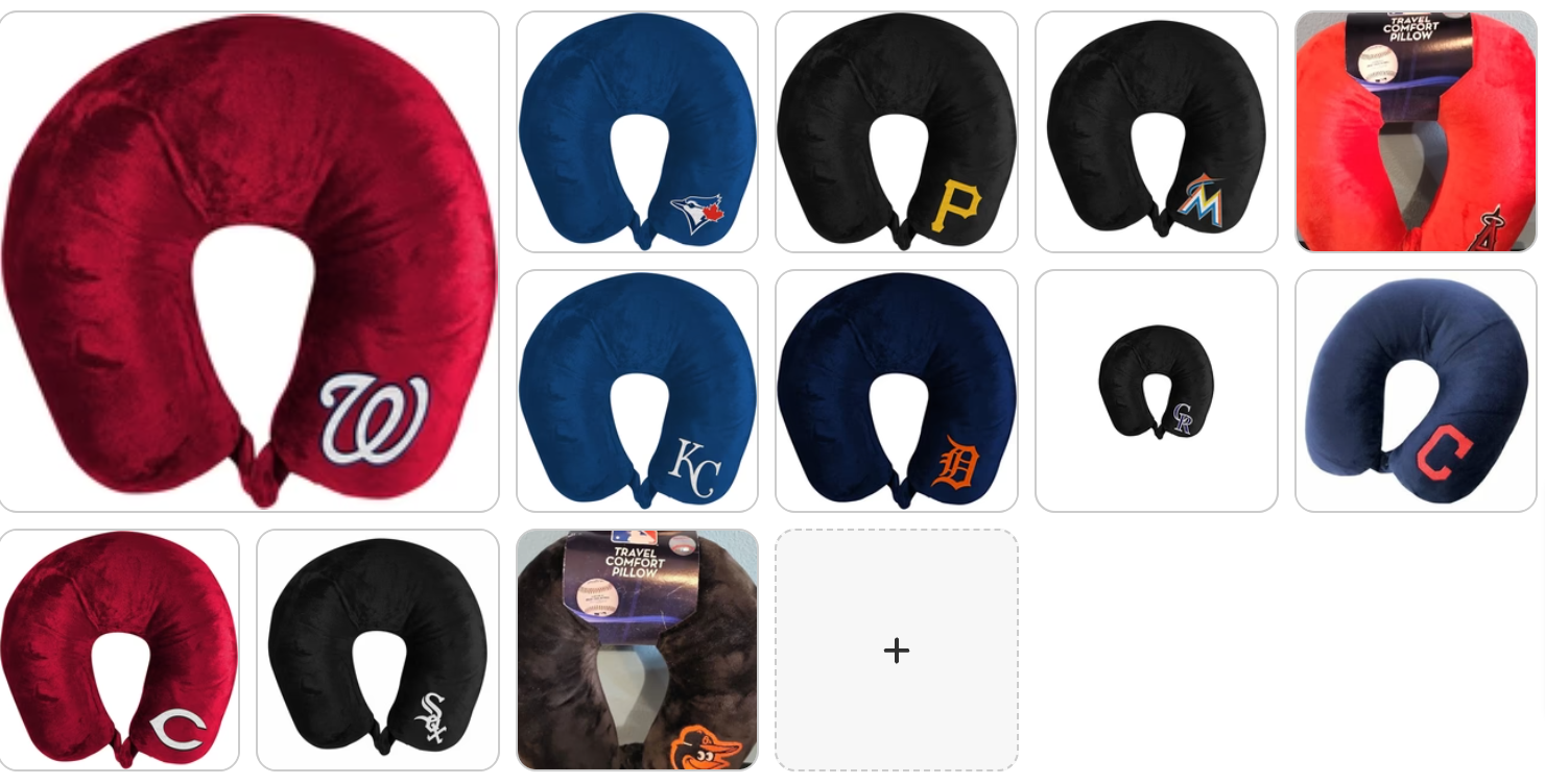 MLB Travel Neck Pillow - Choose Your Team | The Northwest Company ...