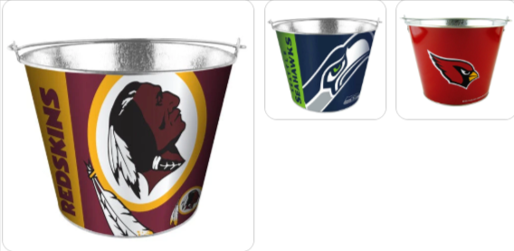 NFL Team Drink Bucket with Handle - Choose Yours – WOFSPORTS