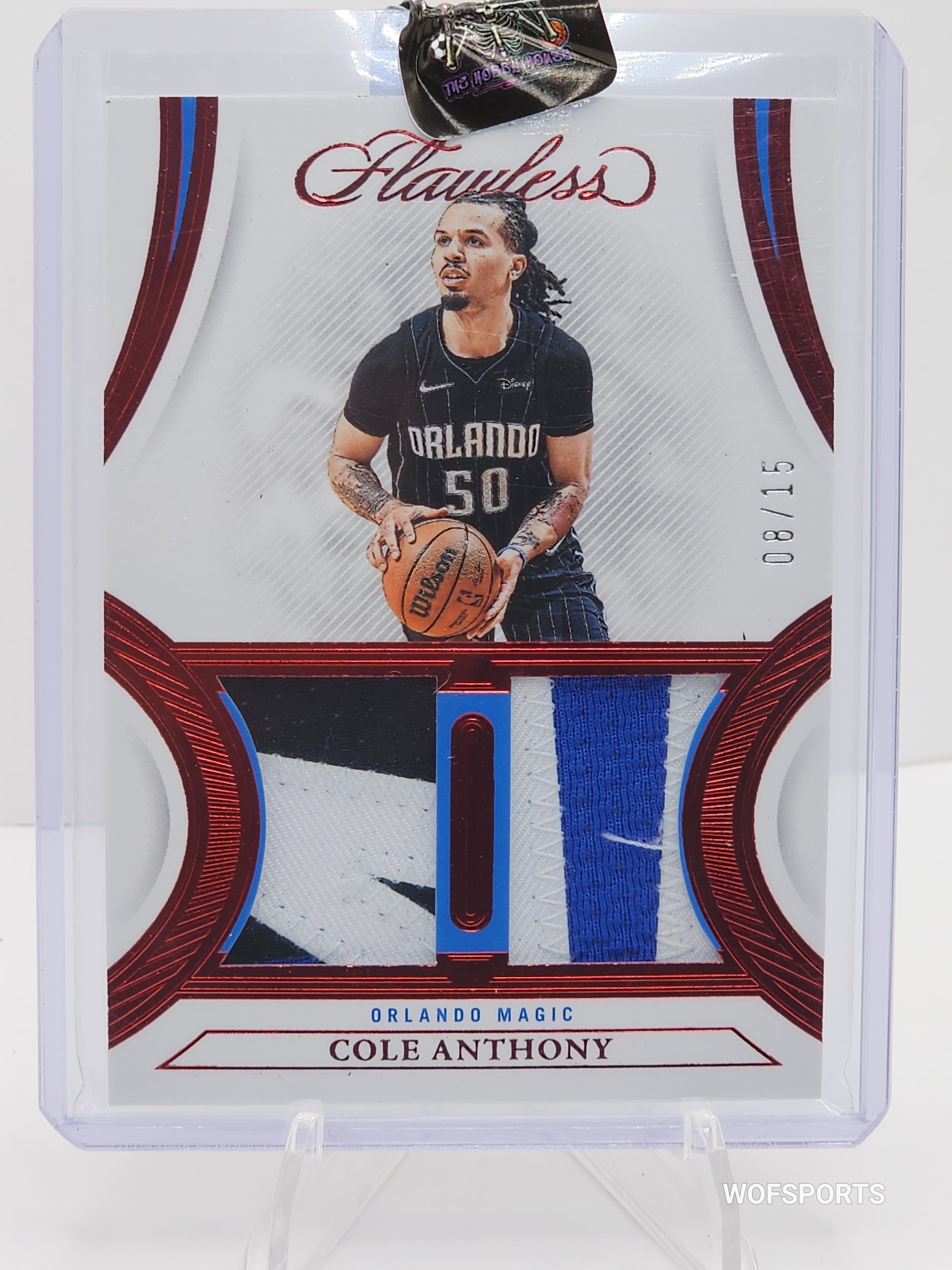 2020-21 Panini Flawless Ruby 08/15 Cole Anthony Patch #DP-CAT | The ...