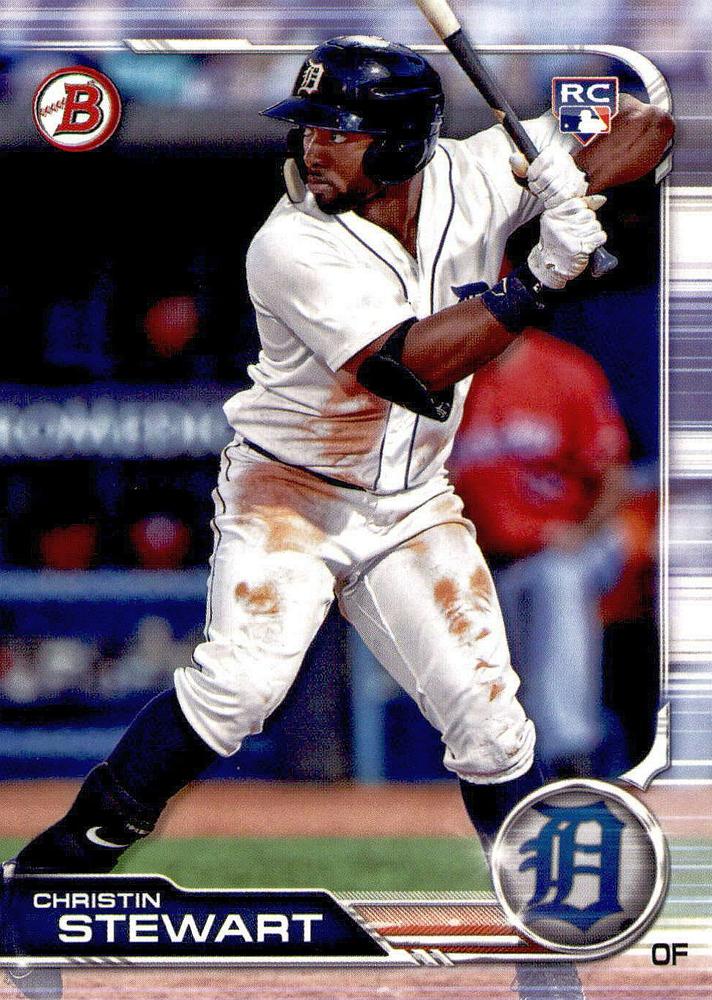 2019 Bowman Christin Stewart RC #33 Detroit Tigers | The Northwest ...