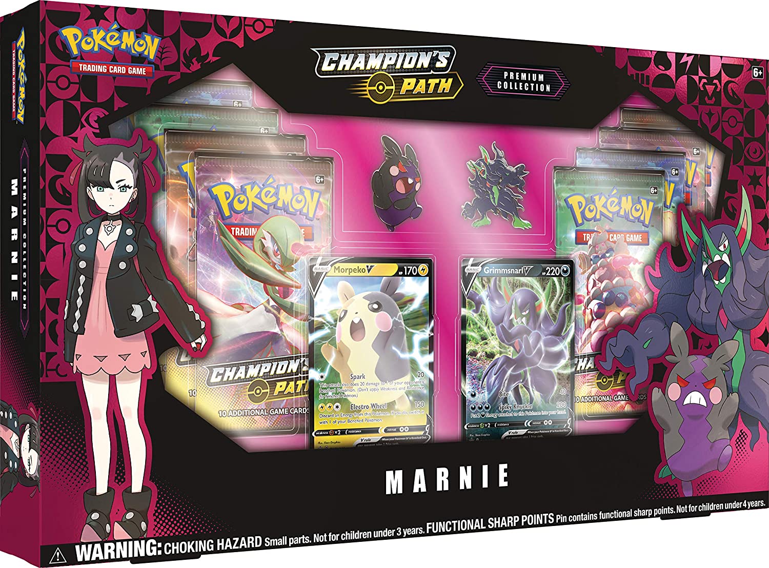 Pokémon TCG Champion's Path Marnie Premium Collection Box – WOFSPORTS