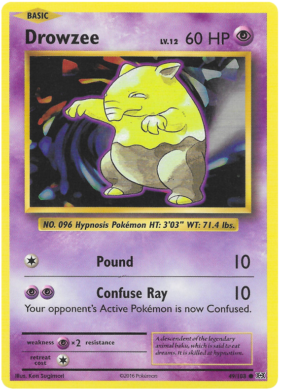 XY Evolutions 049 Drowzee | The Northwest Company | WOFSPORTS