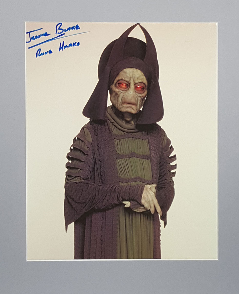 Jerome Blake Signed Autographed as Rune Haako 8x10 in Star Wars | The ...