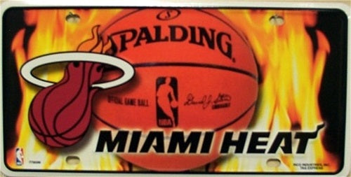 Miami Heat Vanity License Plate – WOFSPORTS