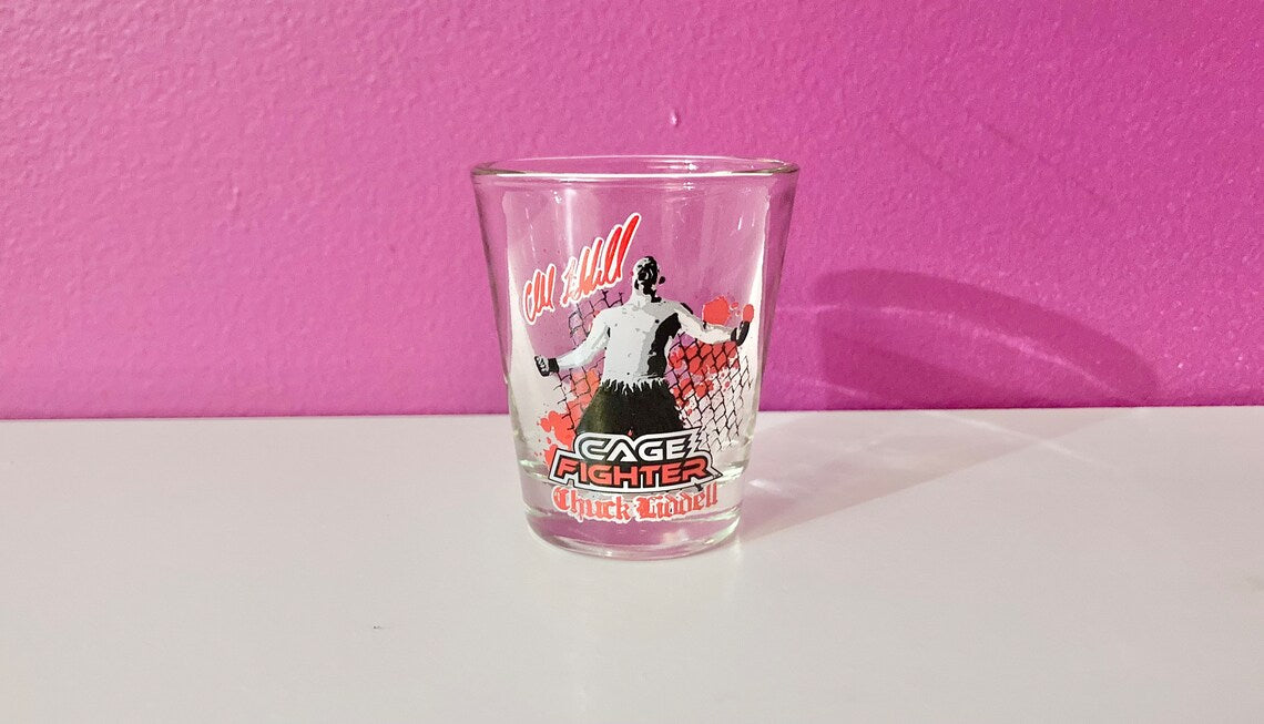 Chuck Liddell Vintage MMA Shot Glass – WOFSPORTS