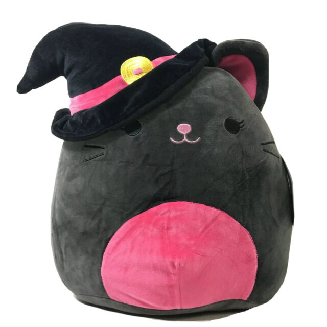 Squishmallows Catarina the Cat in Witch Hat 12" Halloween Stuffed Plush ...